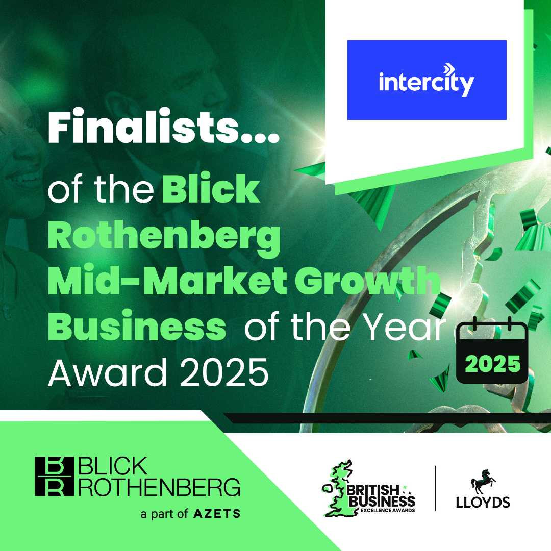 Intercity named finalists: Lloyds British Business Excellence Awards