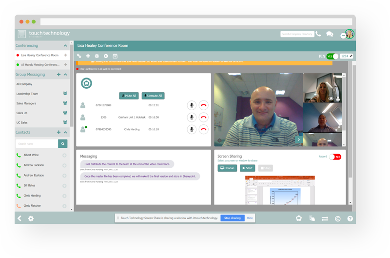 Touch Technology Unified Communication Platform | Intercity.technology